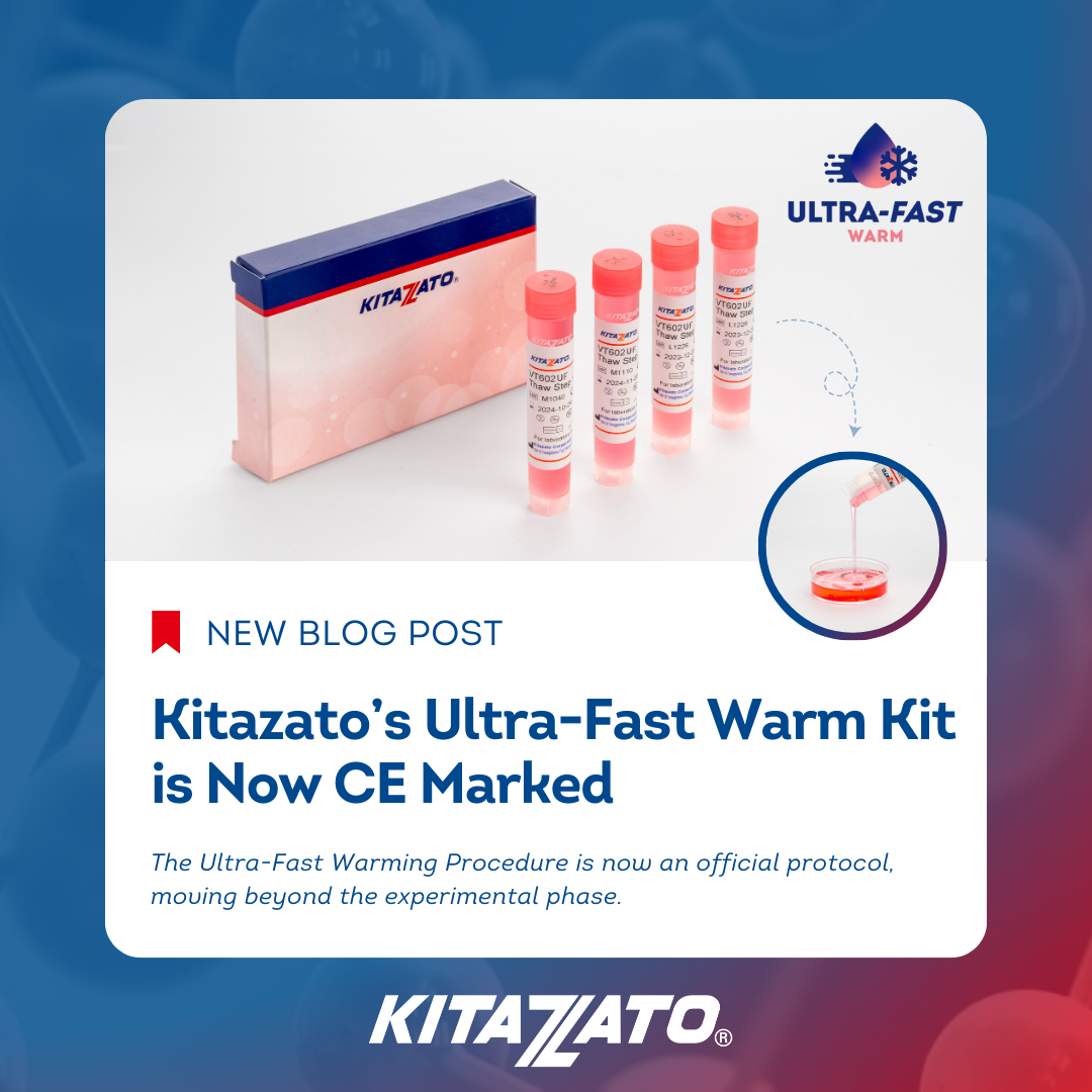 Kitazato’s Ultra-Fast Warming Kit is Now CE Marked